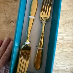 Towle | Dining | Towle Gold Hammered Flatware Set | Poshmark